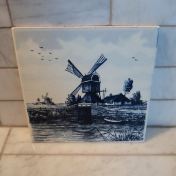 blue delft | Wall Decor | Blue Delft Tile | Poshmark